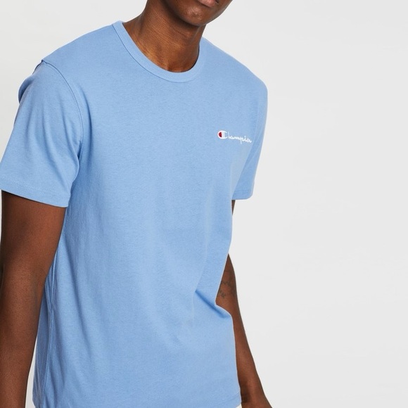 Champion | Shirts | Champion Heritage Tee Sky Blue | Poshmark